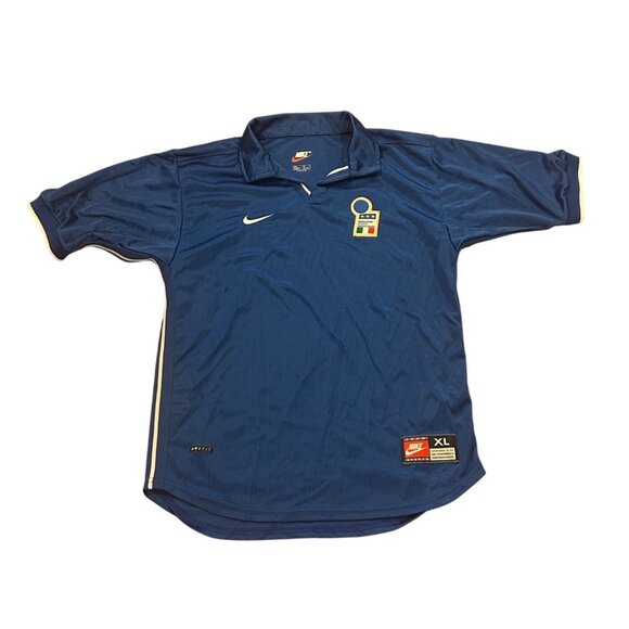 Nike | Shirts & Tops | Vintage Nike 998 Italy National Football Team ...